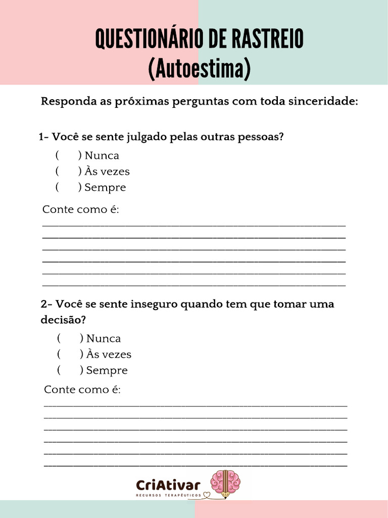 Autoestima Como Está A Sua - Matthew McKay e Patrick Fanning | PDF