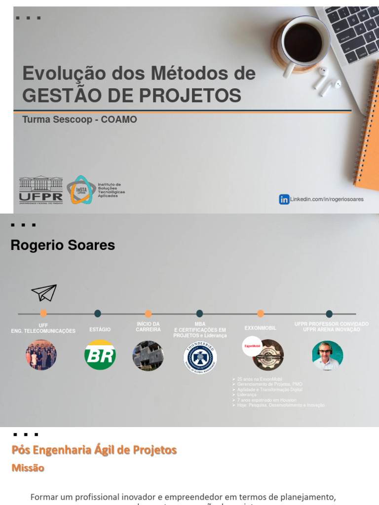 UFPR Metodos de Gestao de Projetos - Aula 1 | PDF | Business
