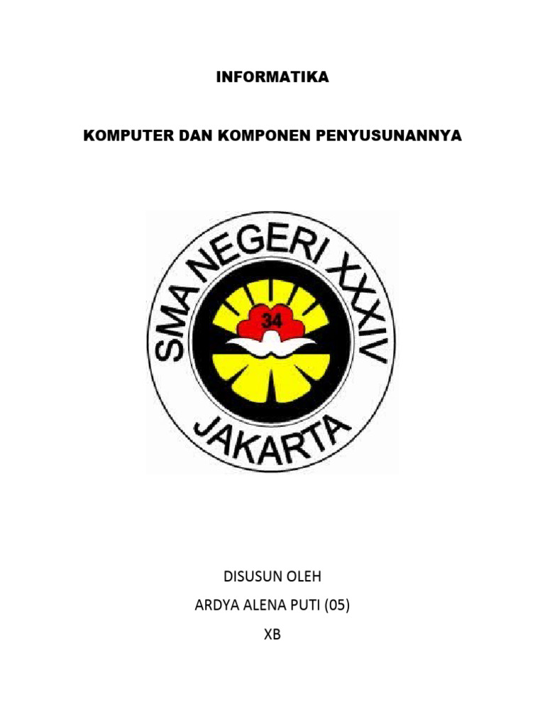 KOMPUTER DAN KOMPONEN PENYUSUNANNYa | PDF