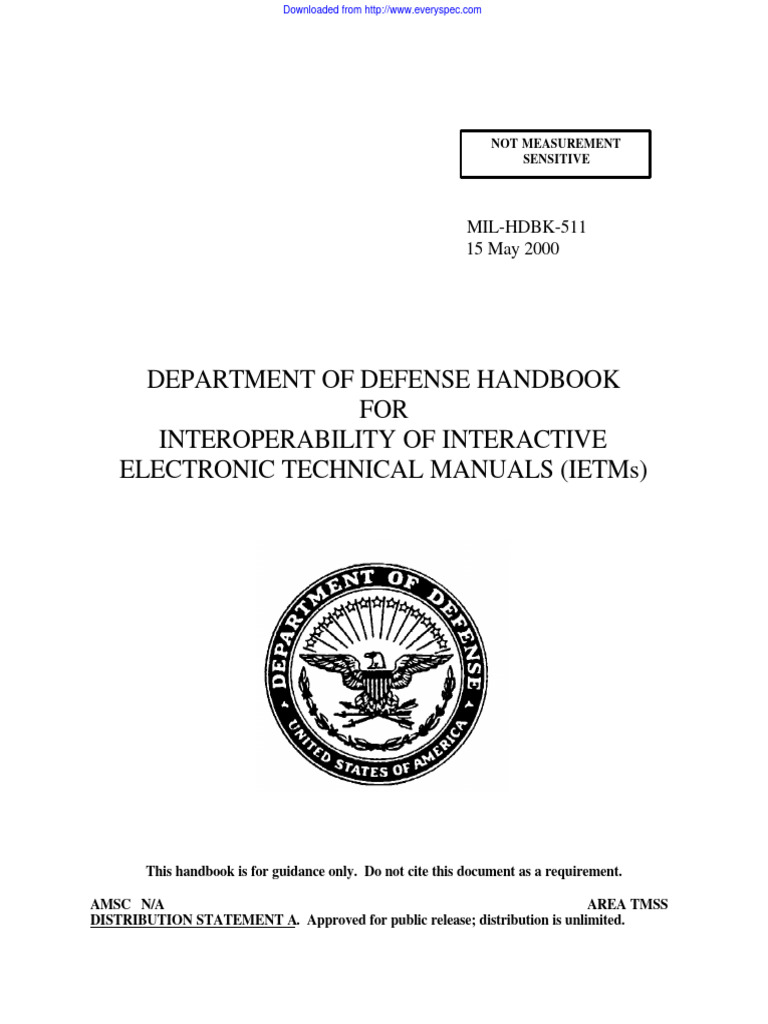 Mil HDBK 511 | PDF | Xml | World Wide Web