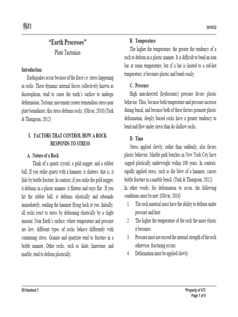 09_Handout_1 (1) | PDF | Fault (Geology) | Deformation (Engineering)