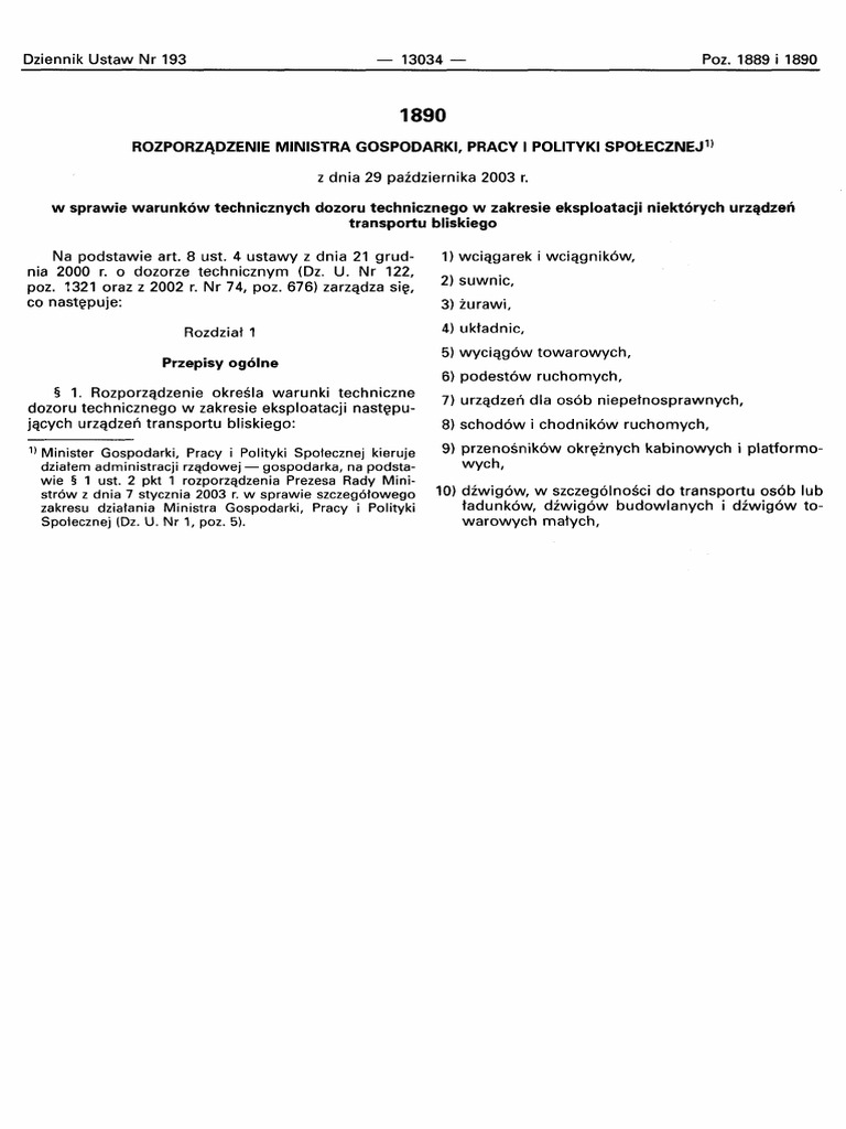 Warunki Techniczne Eksploatacji UTB | PDF