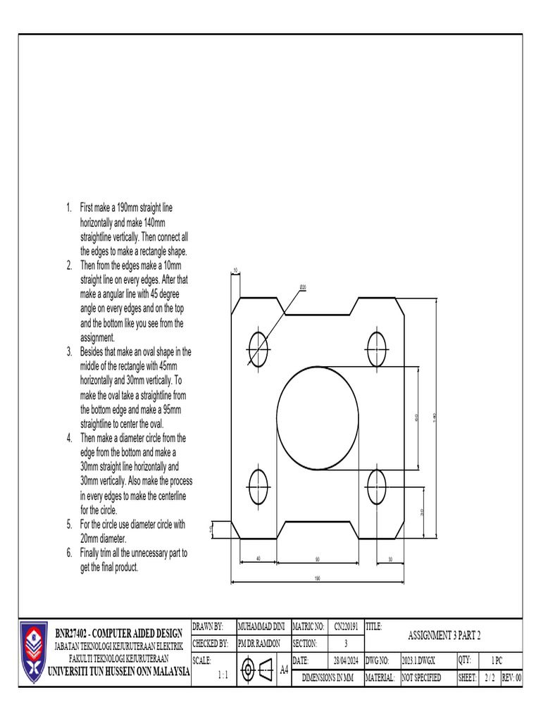 ASSIGNMENT 3 PART 2 | PDF | Geometric Objects | Geometric Shapes