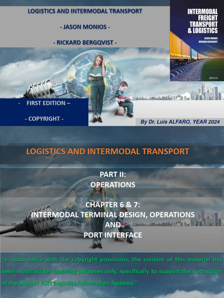 Logistics and Intermodal Transport - CHAPTER 6 & 7 | PDF | Containerization | Transport