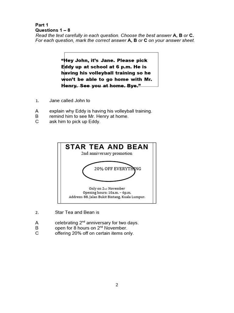 Form 2 Paper 1 | Download Free PDF | Reuse | Recycling