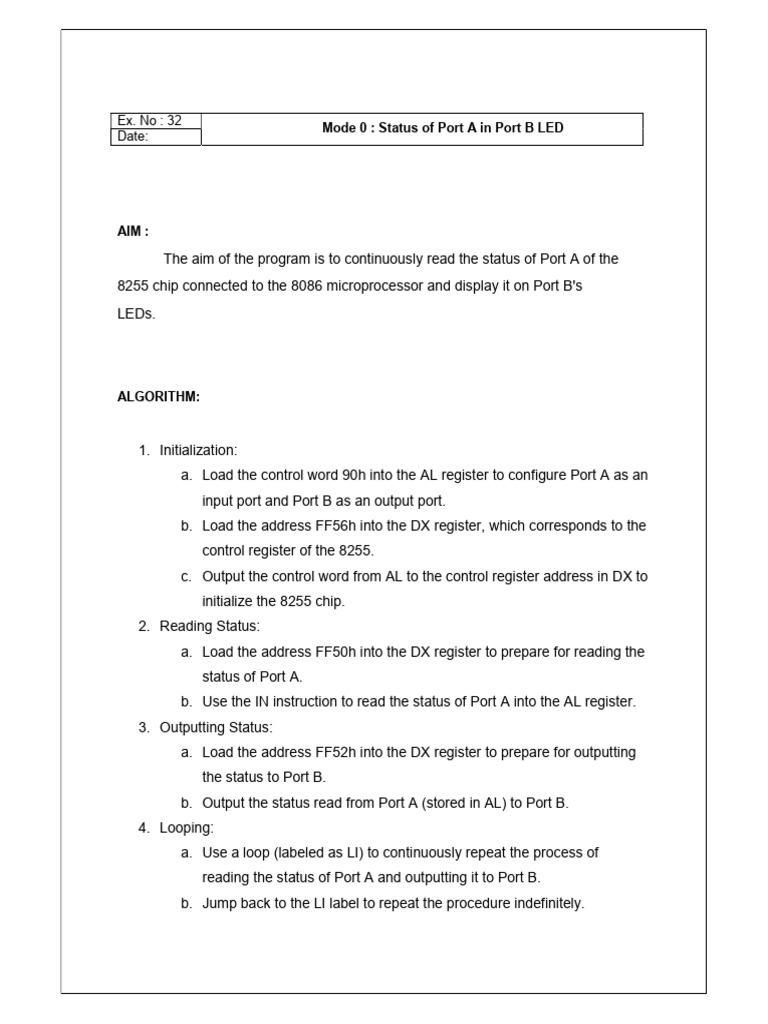 32 Exp | PDF | X86 Architecture | Office Equipment