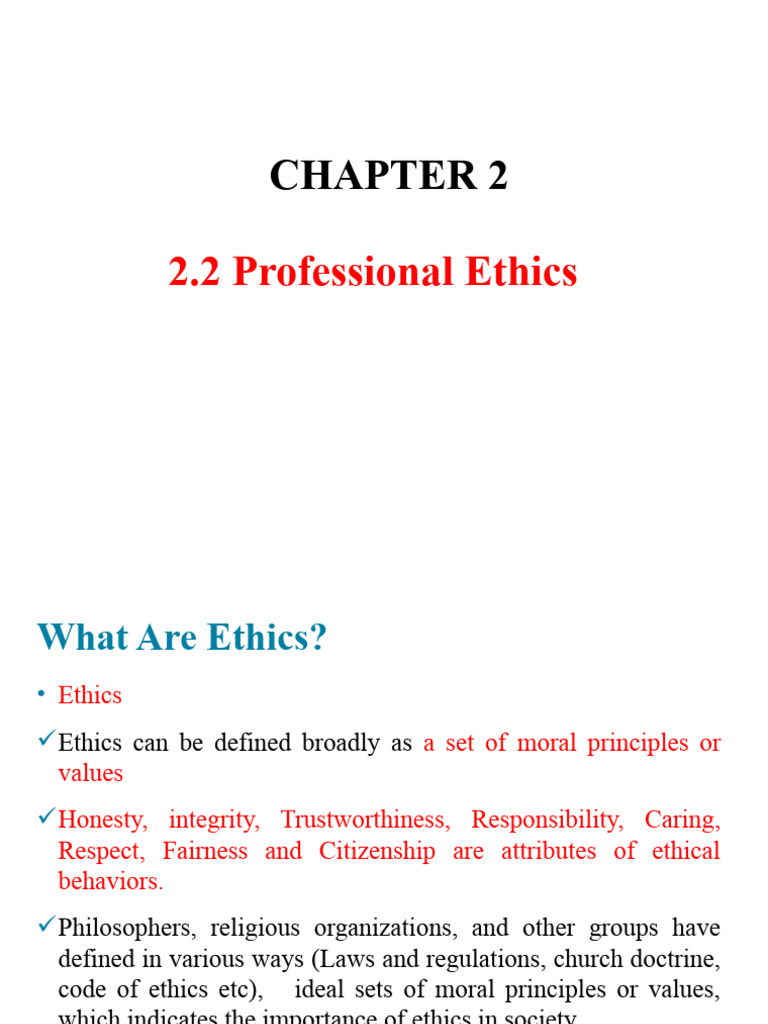 Audit I CH 2 Part II-1 | PDF | Certified Public Accountant | Audit