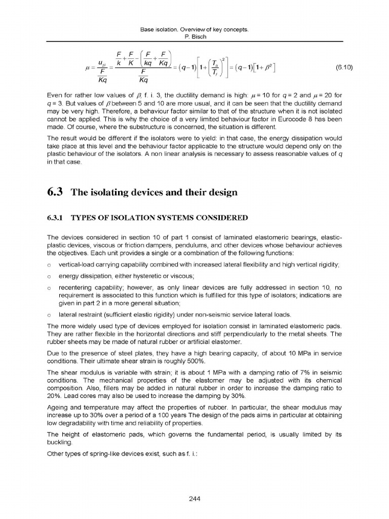 Eurocode 8 Seismic Design Of Buildings W Page 258 Pdf