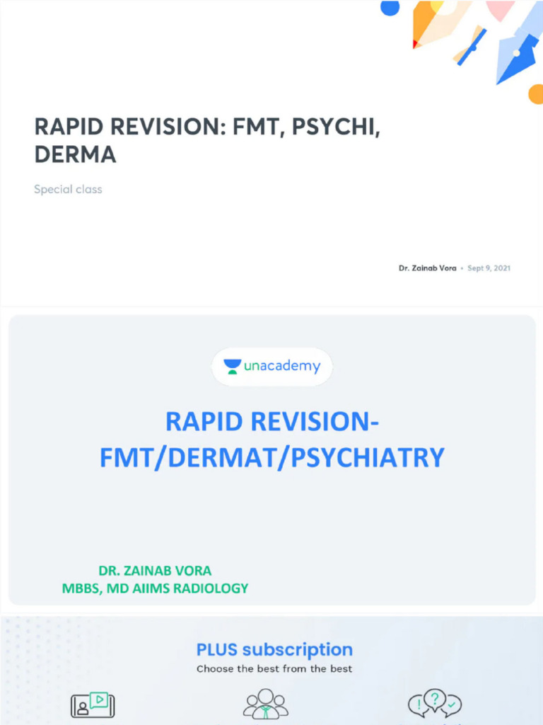 FMT Psychi Dermat | PDF