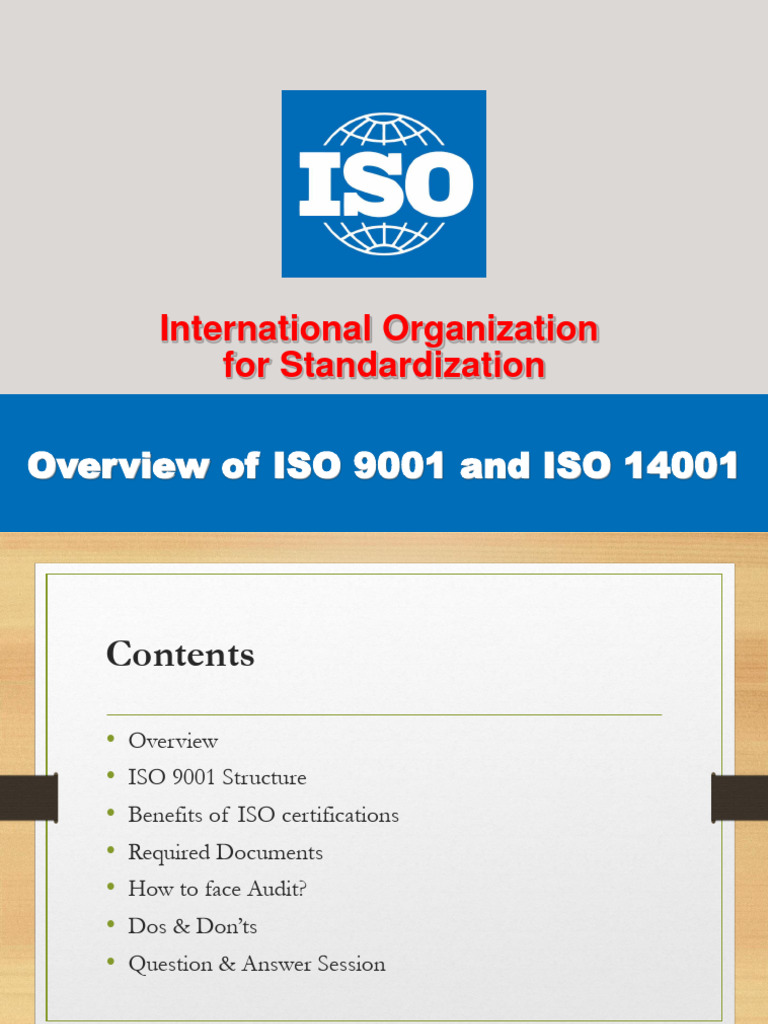 ISO Awareness Session | Download Free PDF | Iso 9000 | Quality Management