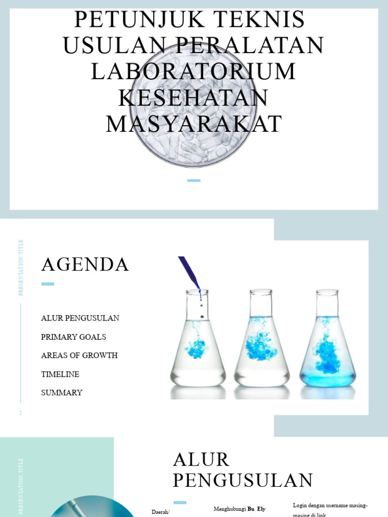 Petunjuk Teknis Usulan Peralatan Laboratorium Kesehatan Masyarakat | PDF