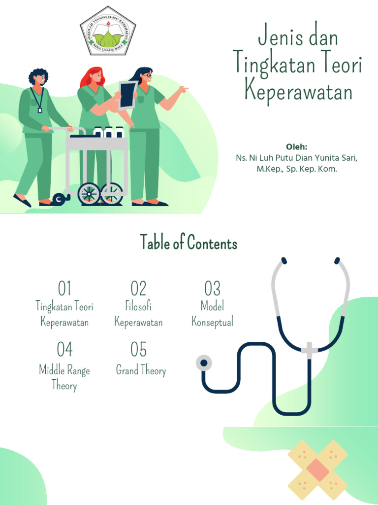 Jenis-Jenis Teori Keperawatan | PDF | Karier & Perkembangan | Pengembangan Diri
