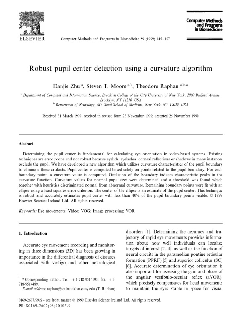 Danjie Zhu Ellipse Fit Curvature Algorithm | Download Free PDF | Ellipse | Image Segmentation