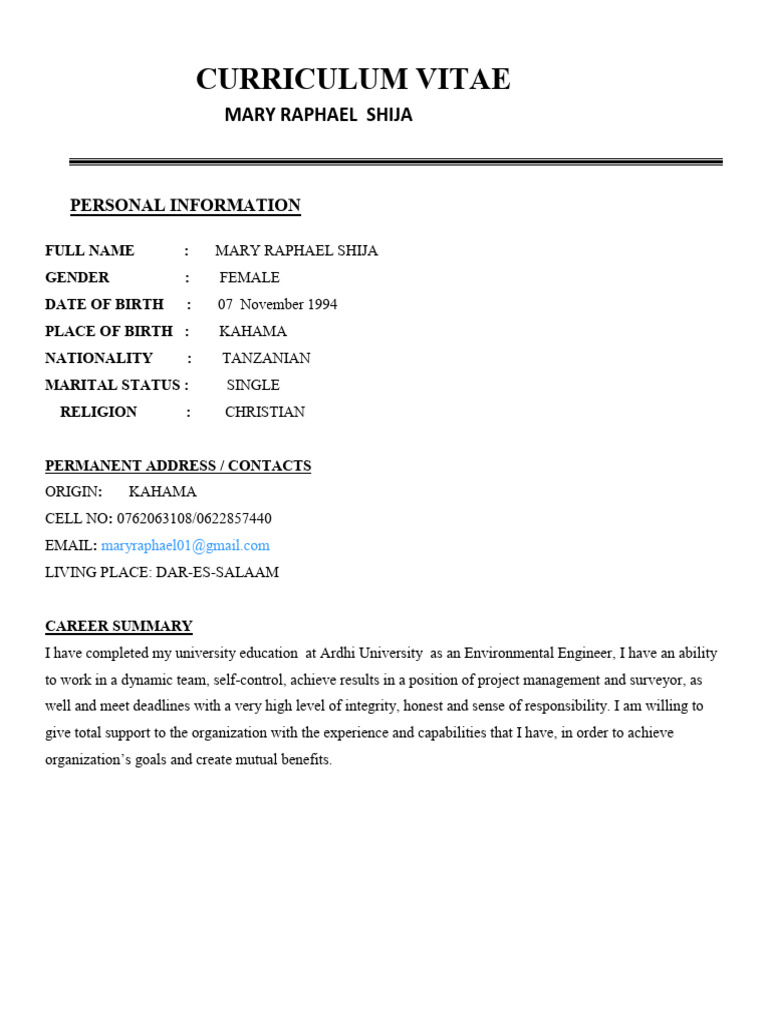 Curriculum Vitae2 | PDF