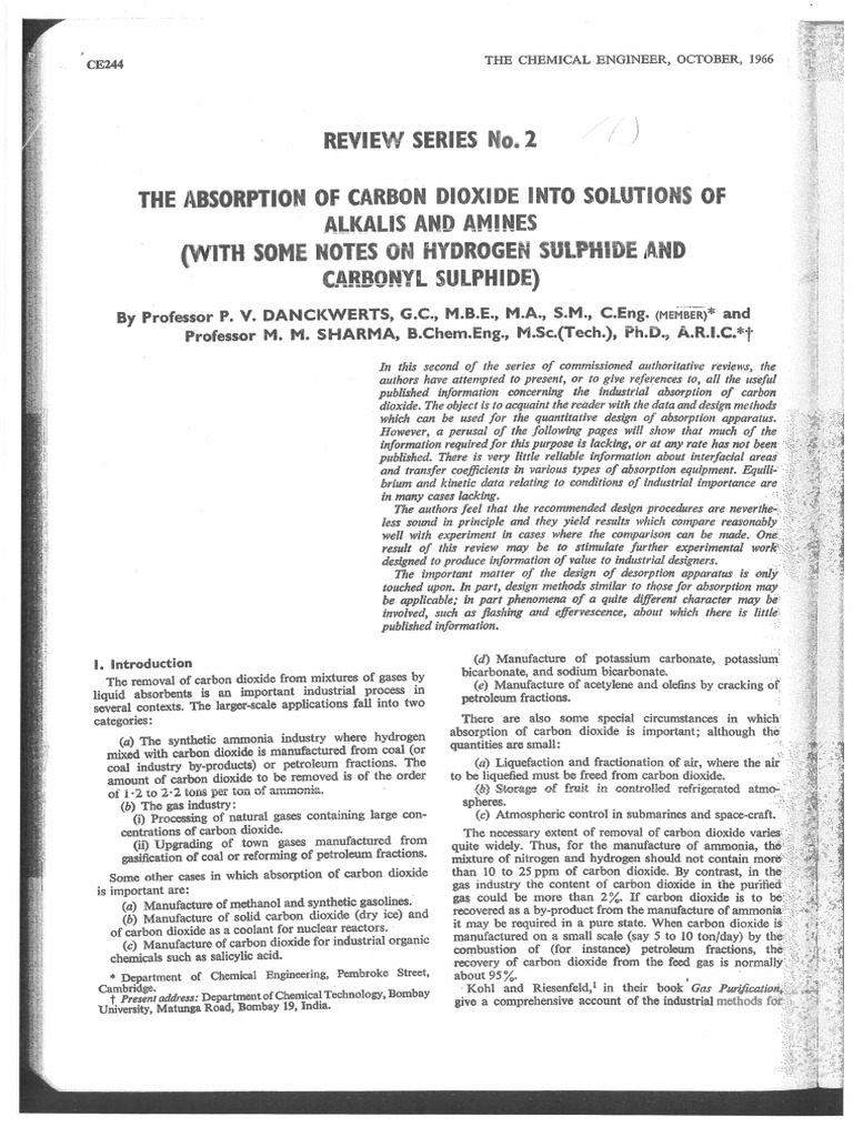 Danckwerts 1966 | PDF