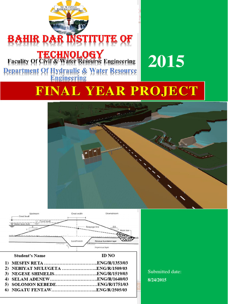 Megech Embankment Dam Project Overview | PDF | Dam | Reservoir