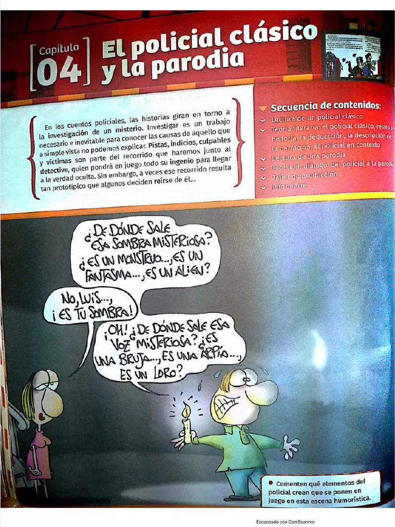 PDF El Policial Clasico y La Parodia Lengua y Literatura 1 Mandioca Serie Llaves PDF Compress | PDF