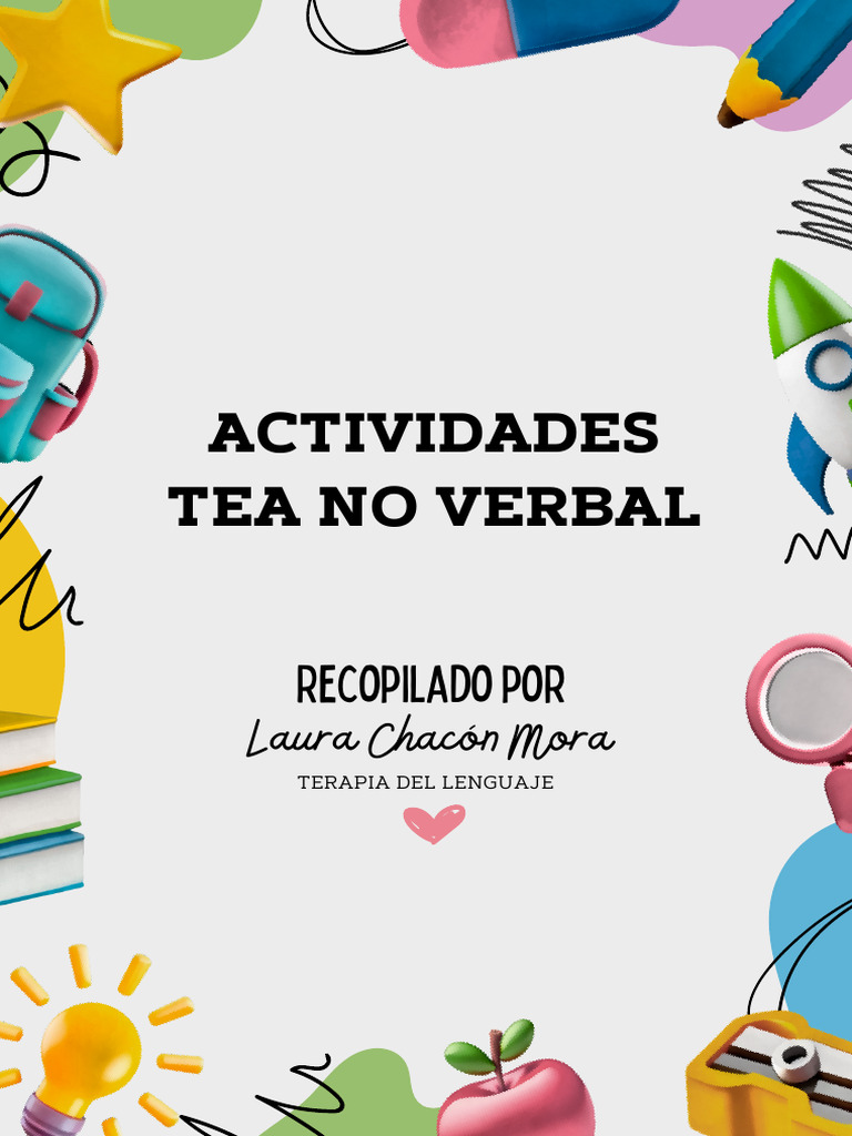 Actividades TEA No Verbal y Rutinas | PDF