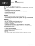 BIM Project Audit Checklist | PDF | Autodesk Revit | Audit