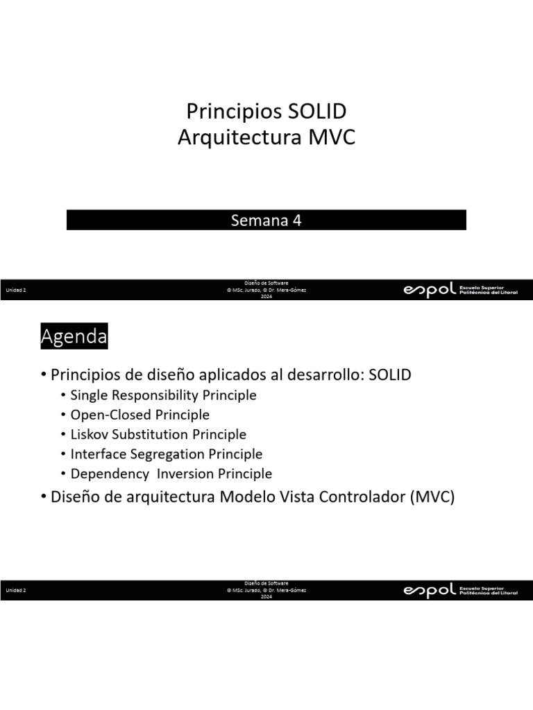 04PrincipiosDiseñoAplicadosDesarrollo_MVC (2) | PDF | Modelo – Vista ...