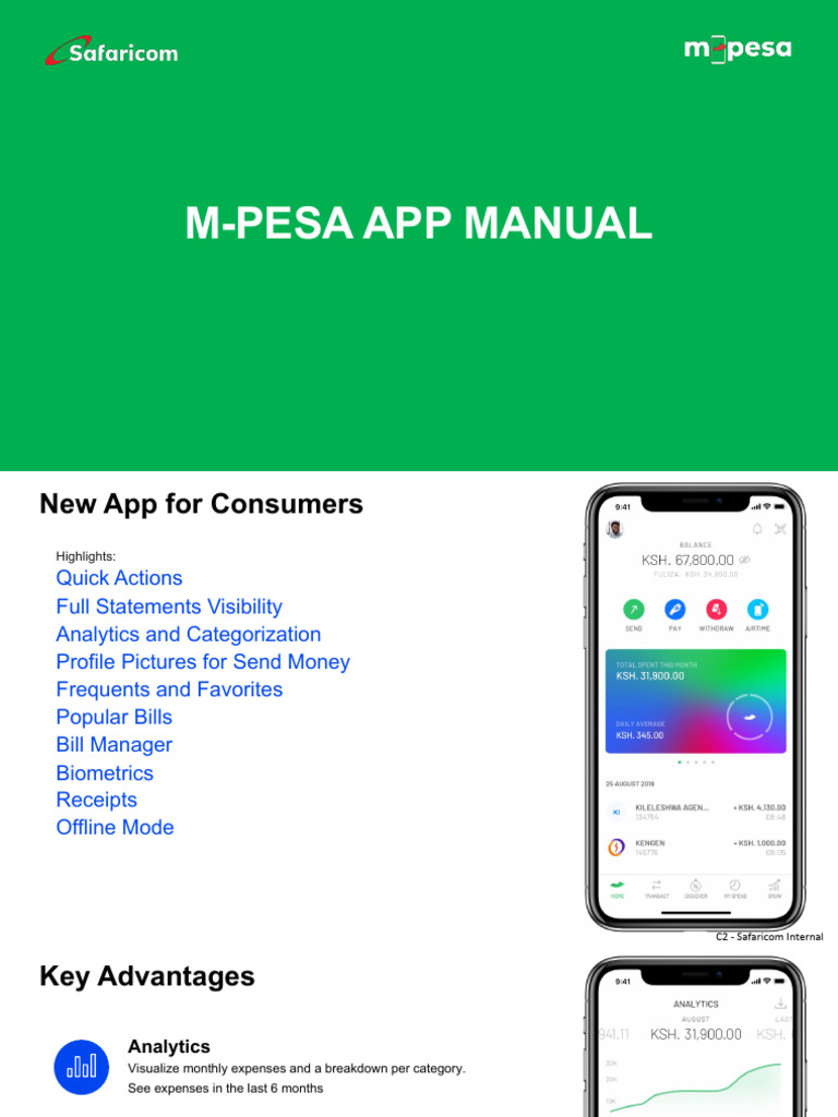 M-PESA_App_Manual | Download Free PDF | Pay Pal | Mobile App