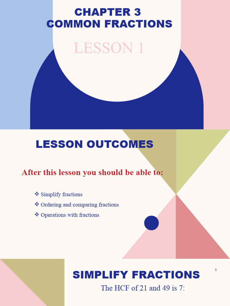 Mastering Common Fractions in Math | PDF