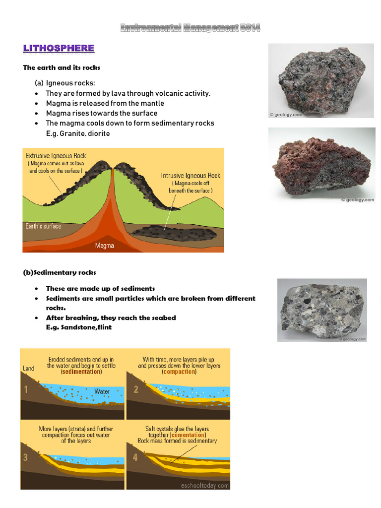 evm last minute revision notes | PDF | Rock (Geology) | Soil