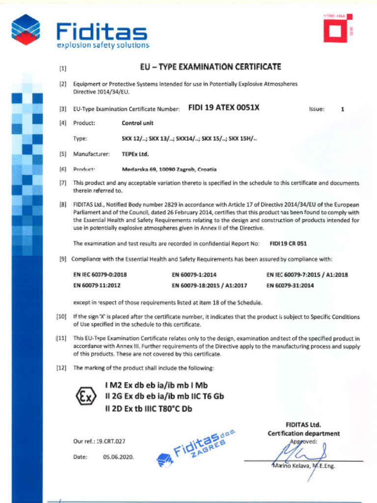 SKX 12 15 Fidi 19 Atex 0051X en | PDF