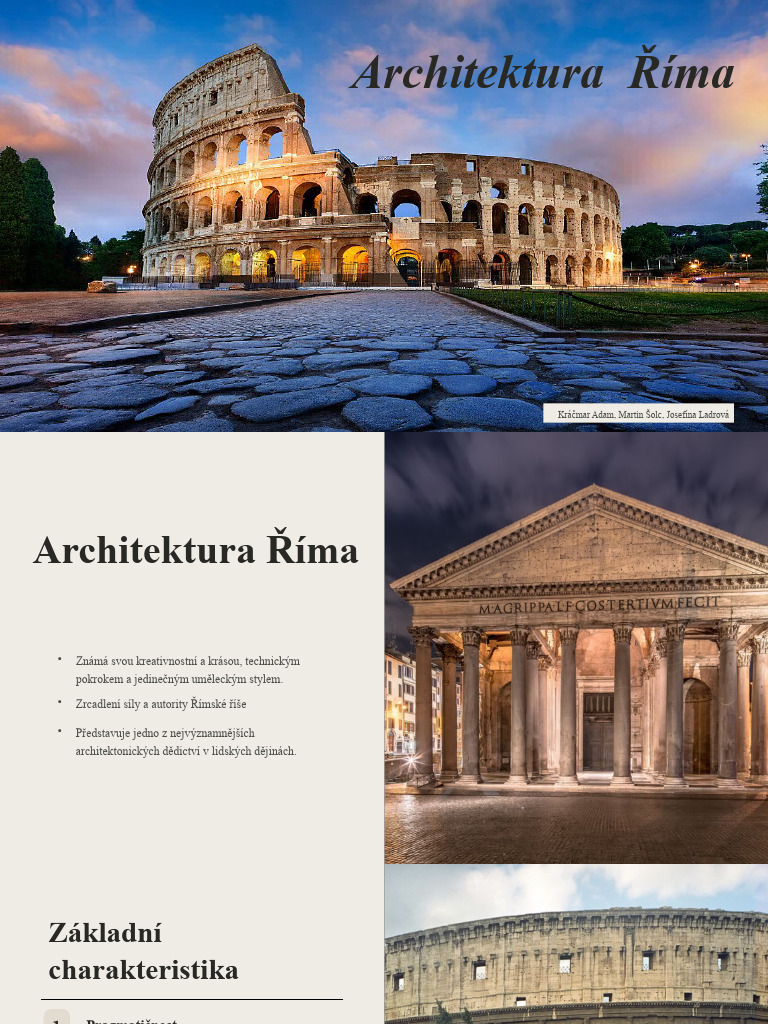 Architektura Starovekeho Rima | PDF