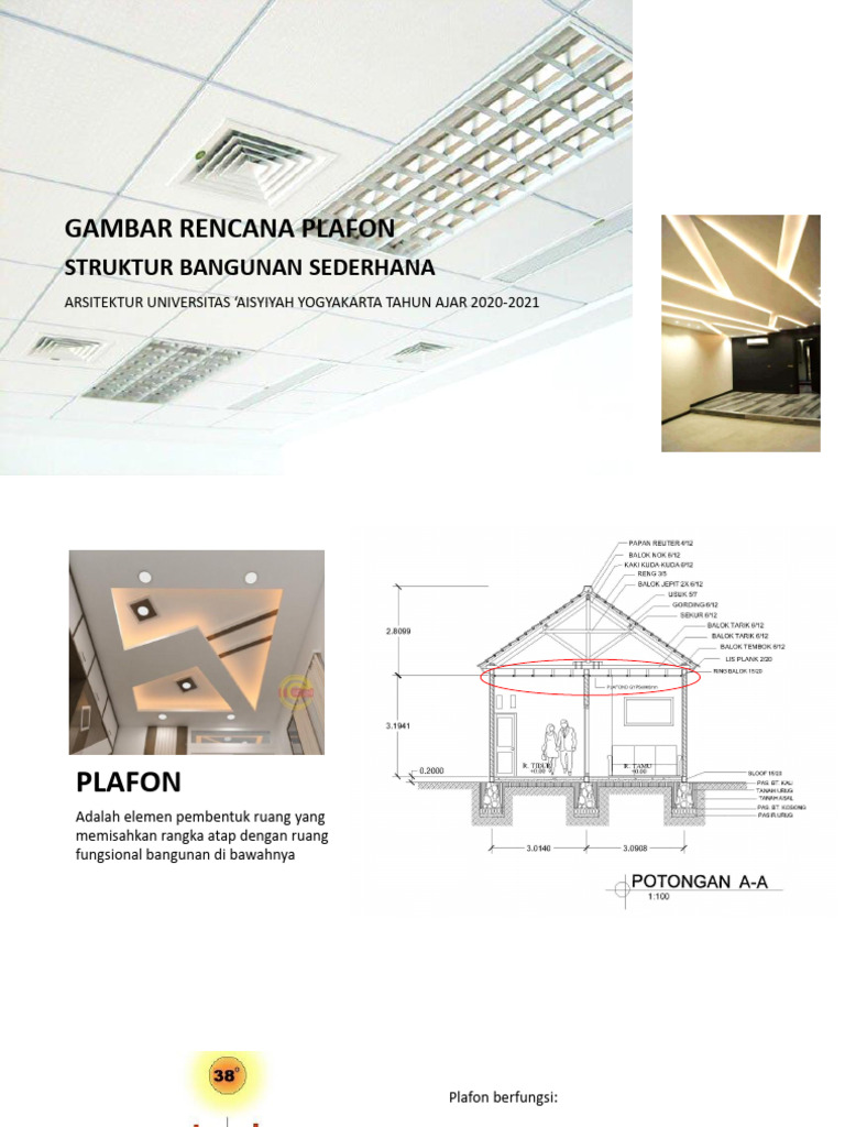 06 Rencana Plafon | PDF