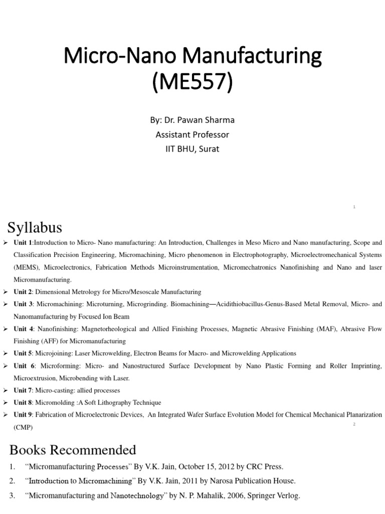 Introduction Slide MNM | Download Free PDF | Semiconductor Devices | Applied And ...
