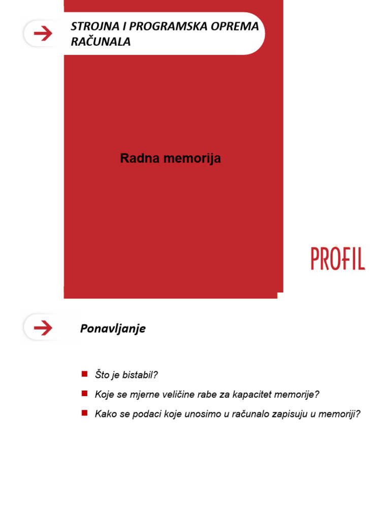 Radna Memorija | PDF