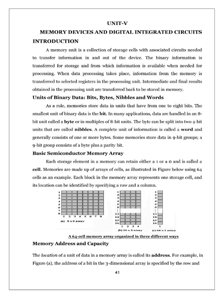 Memory 1 | PDF