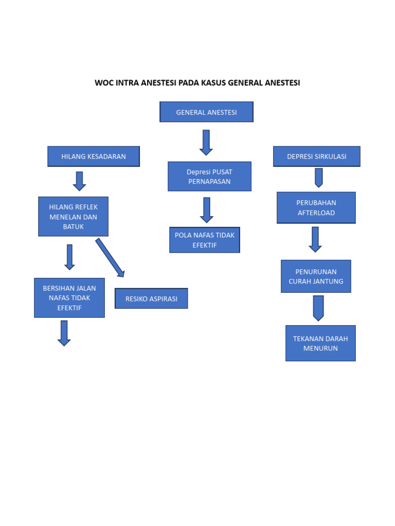 Woc Intra Anestesi Pada Kasus General Anestesi | PDF