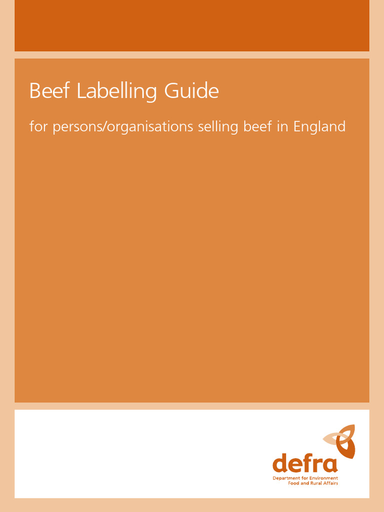 Beef Labelling Guide | PDF