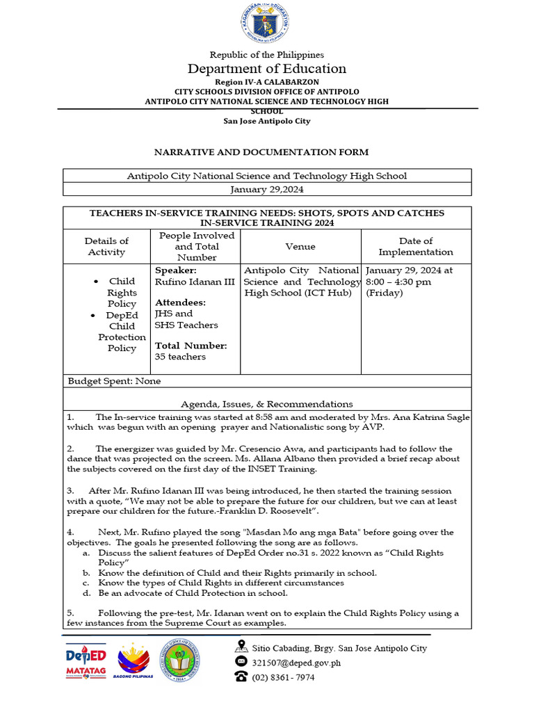 INSET-TRAINING-2024-Day-2 | PDF