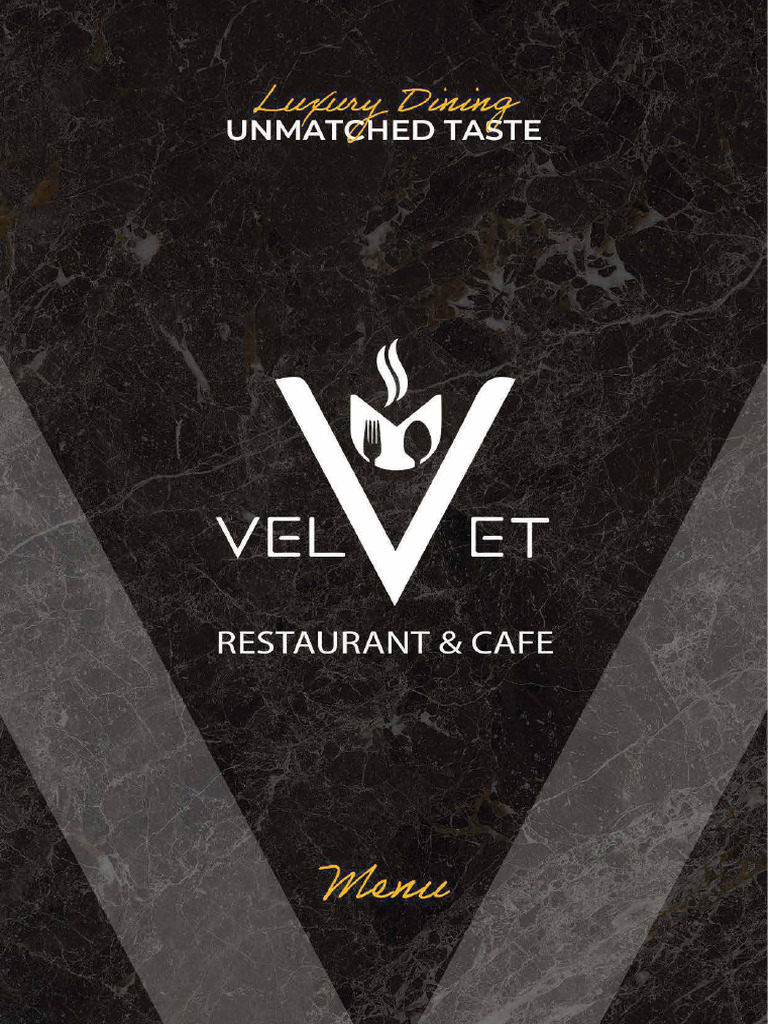 Velvet Menu | PDF