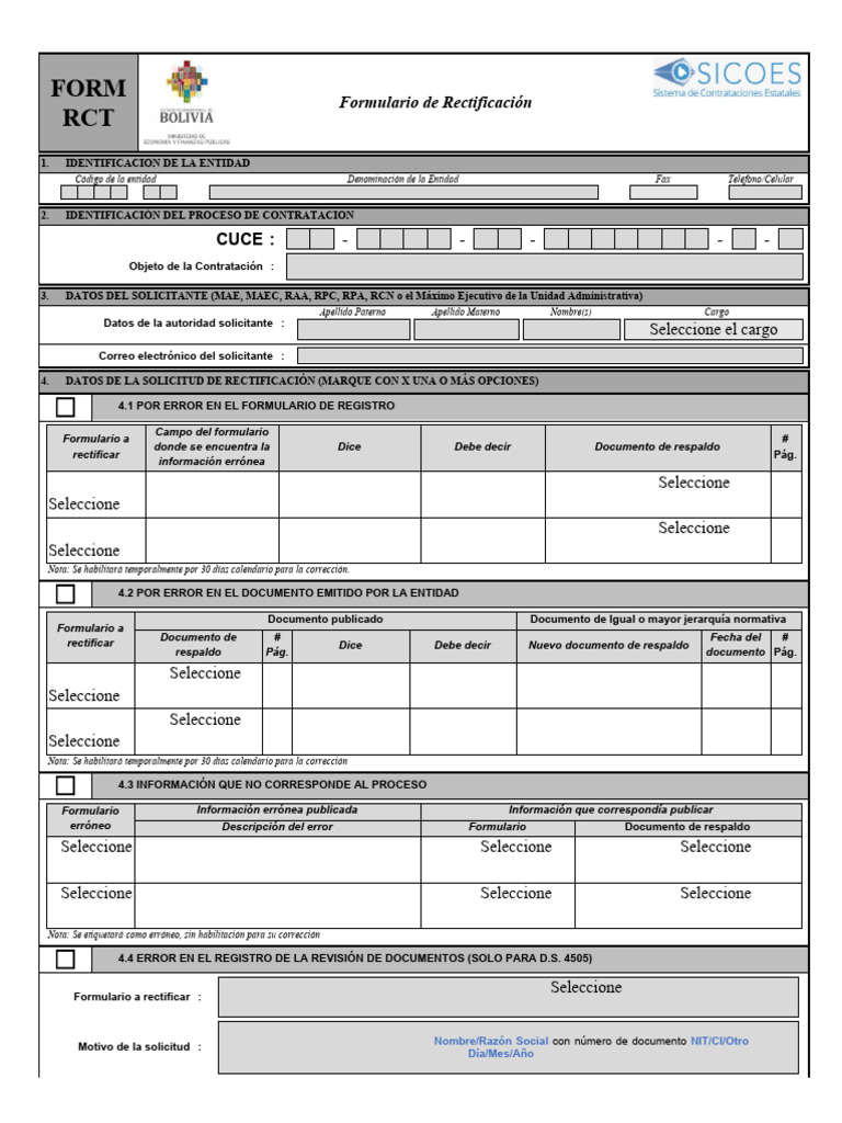 Com48 Form RCT | PDF | Informática