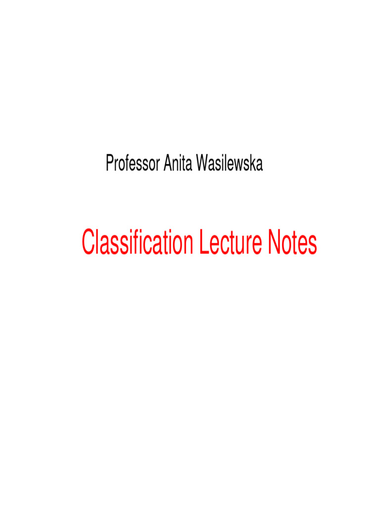 07 Classification Download Free Pdf Statistical Classification Artificial Intelligence