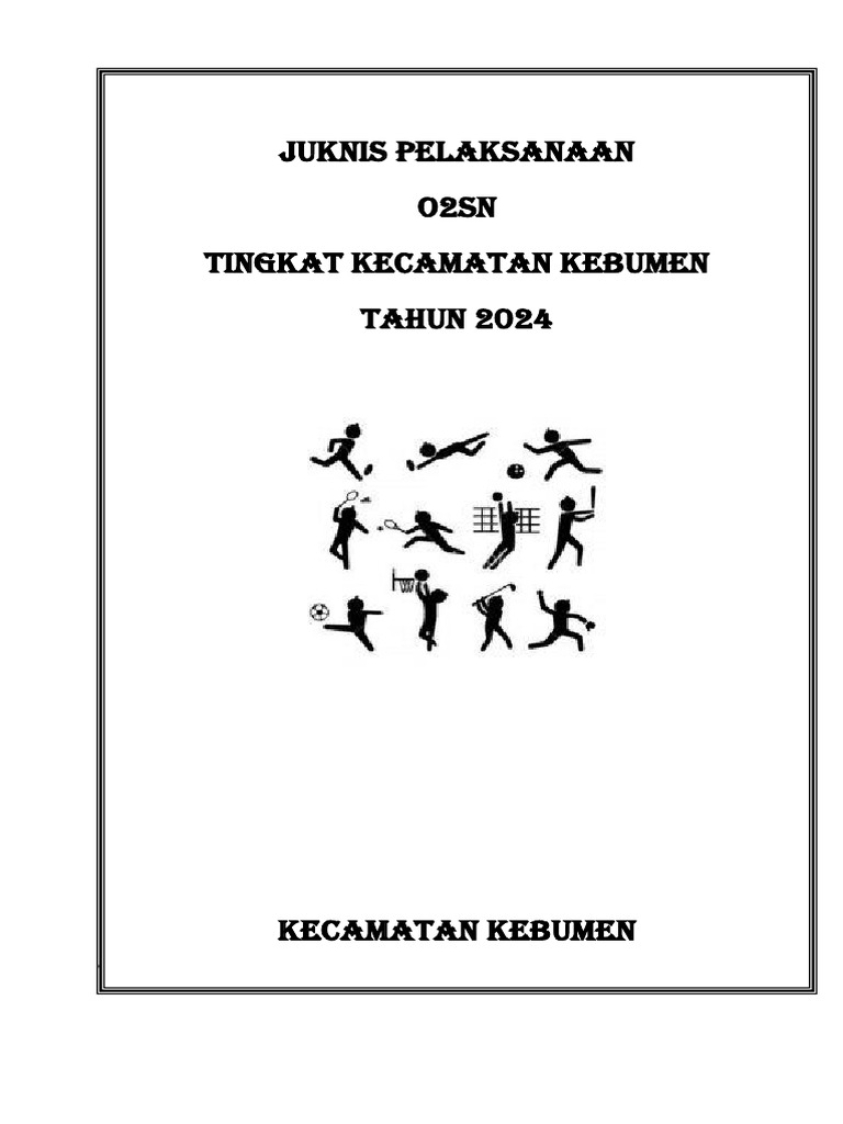O2sn KBM Juknis 2024 | PDF