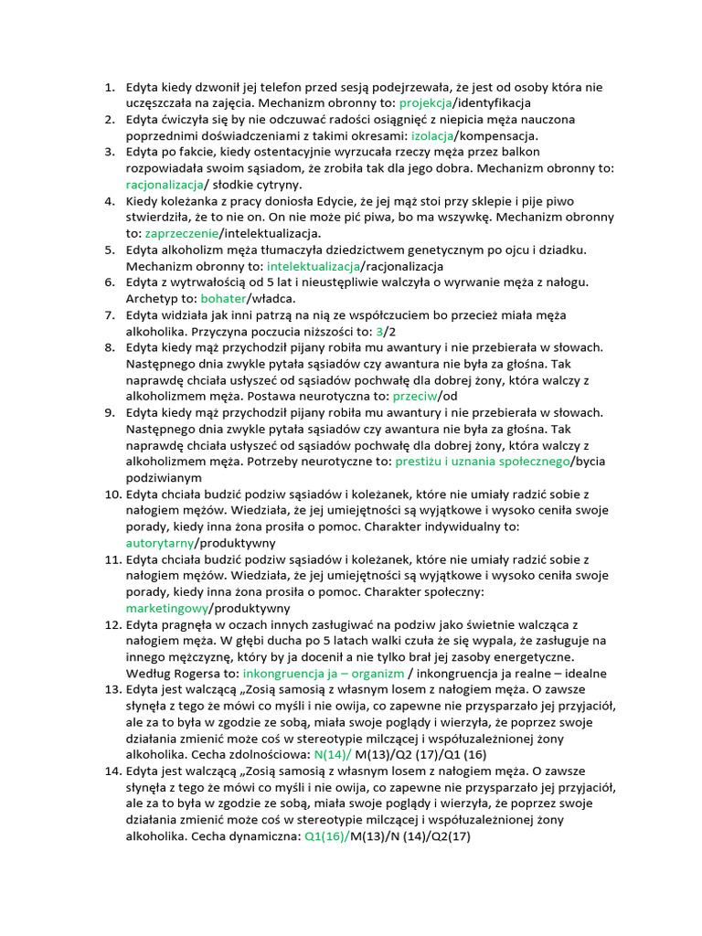 Psychologia Osobowosci | PDF