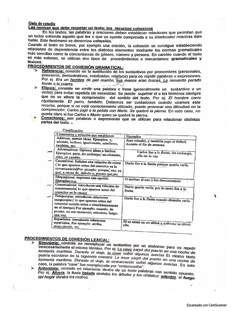 Recursos Cohesivos | PDF