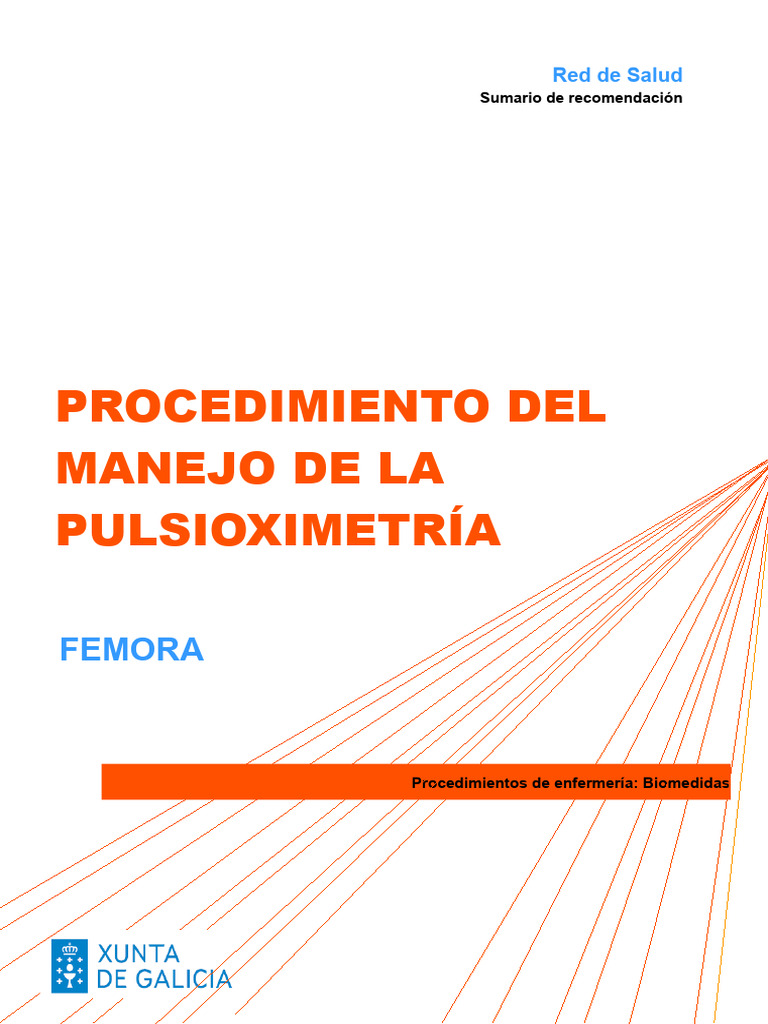 Manejo de Pulsioximetría en Enfermería | PDF | Medicina CLINICA ...