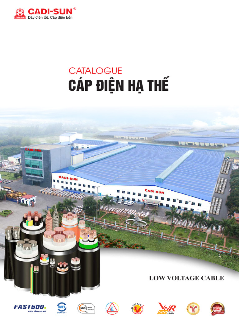 Catalogue Cáp Cadisun - Hạ Thế | PDF