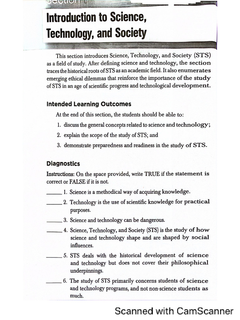 STS Book | PDF