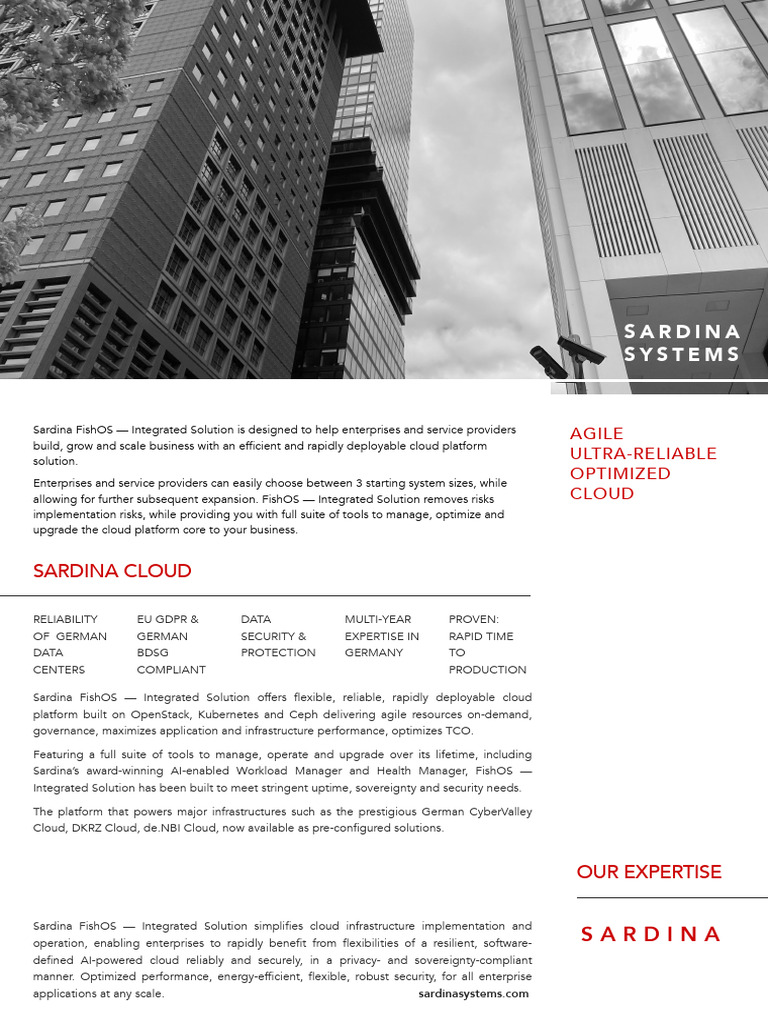 SDN Fishos Integrated Cloud Brochure 2023 v2 | PDF | Cloud Computing | Information Technology