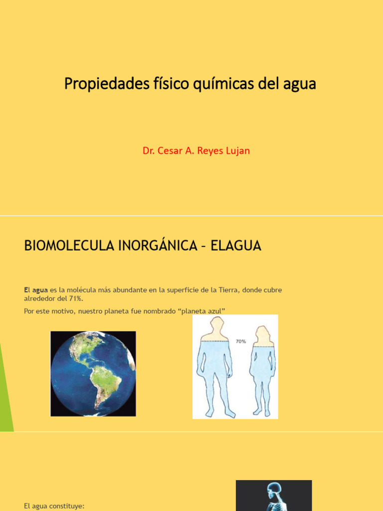 Propiedades FQ Agua | PDF | Propiedades del agua | Agua