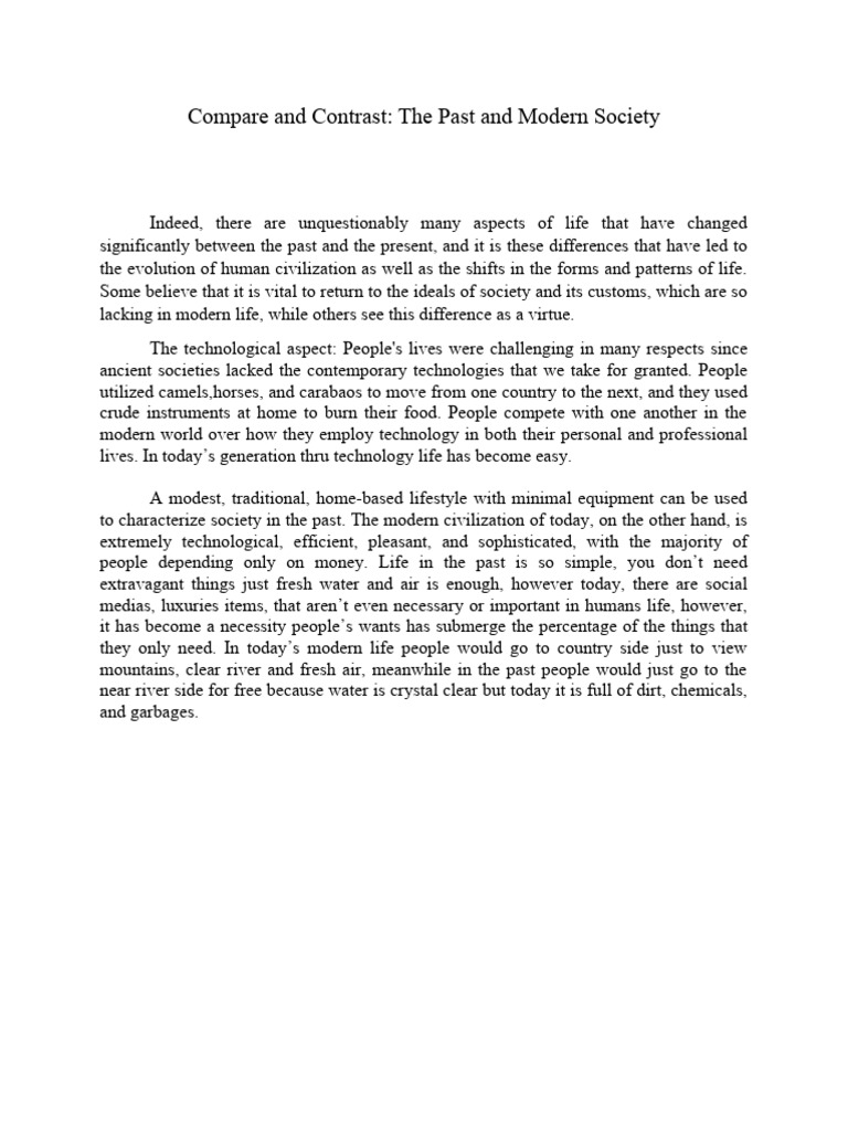 Compare and Contrast | PDF