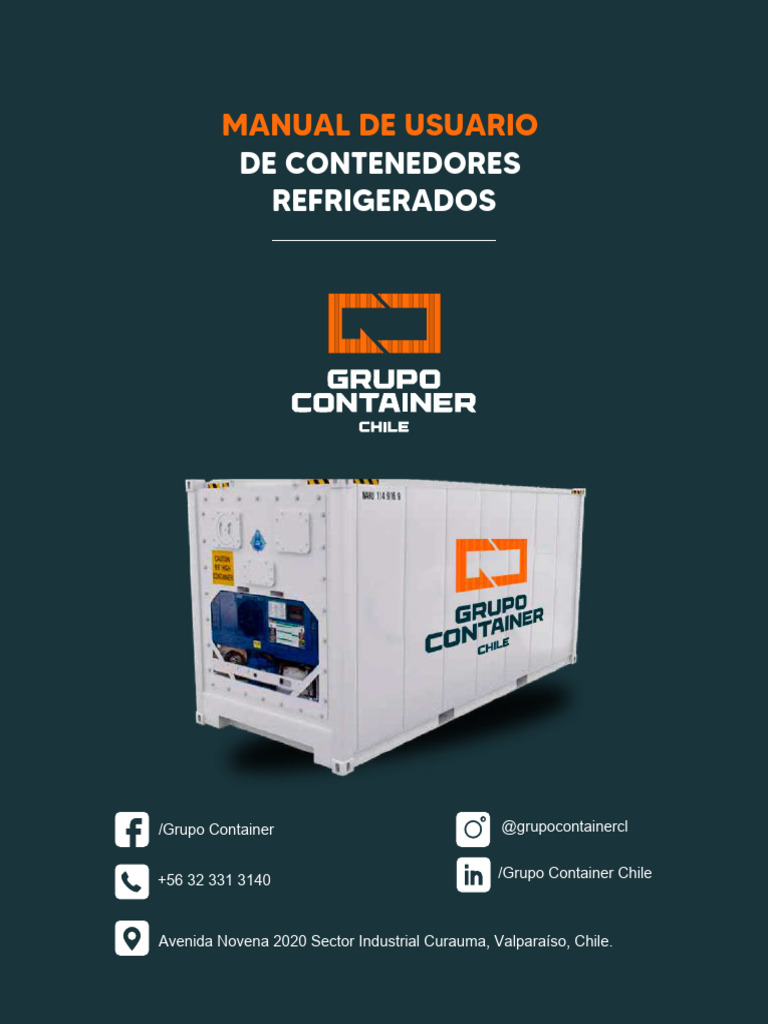 Manual Reefer Grupo Container | PDF | Refrigeración | Física Aplicada e ...