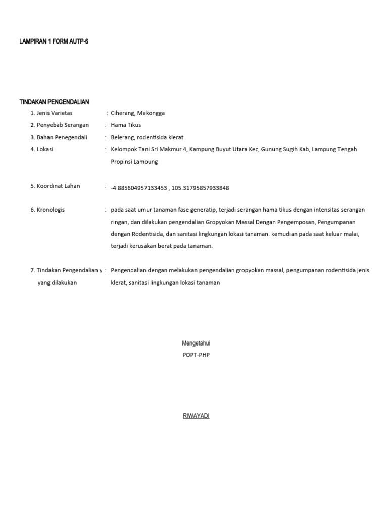 Form Klaim Autp Bura | PDF